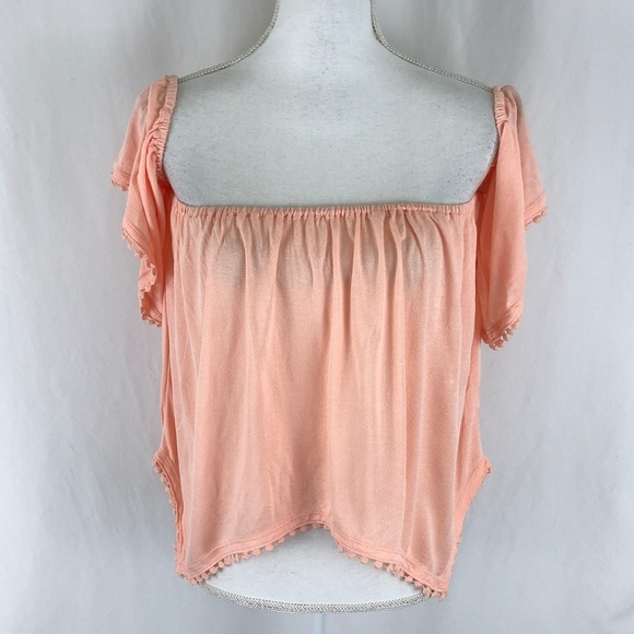 American Rag | Tops | American Rag Womens Crop Top Off Shoulder Crochet ...